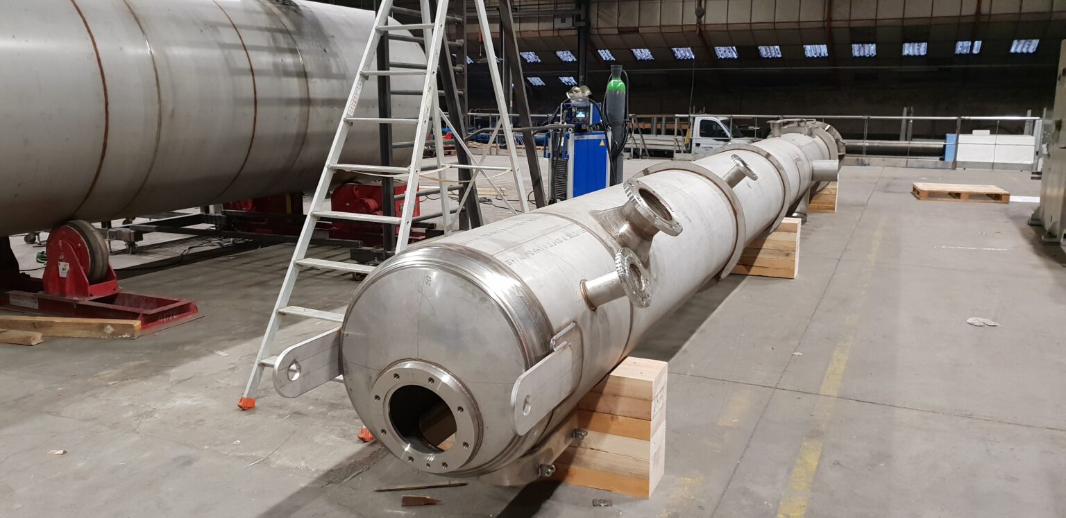 Fabrication de colonnes de distillation par Castel CT